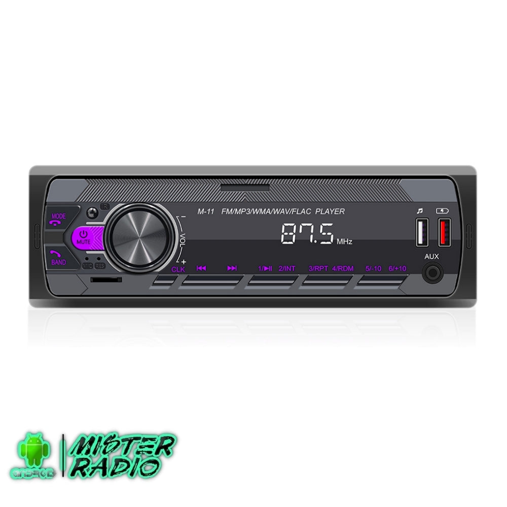 Reproductor de radio 1 DIN Bluetooth, MP3, Audio FM, USB, AUX – Mister ...